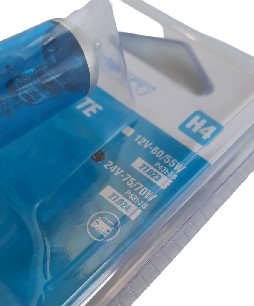 Bombillo Halogeno H4/24V/75/70W SUPER BLANCA (Unidad) | Partes ...