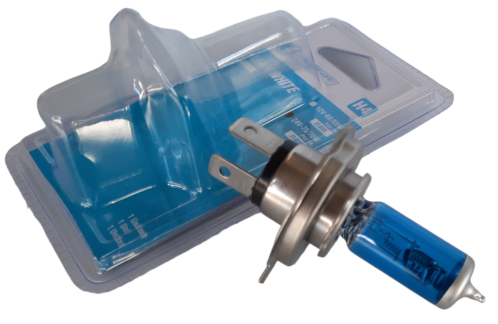 Bombillo Halogeno H4/24V/75/70W SUPER BLANCA (Unidad) | Partes ...